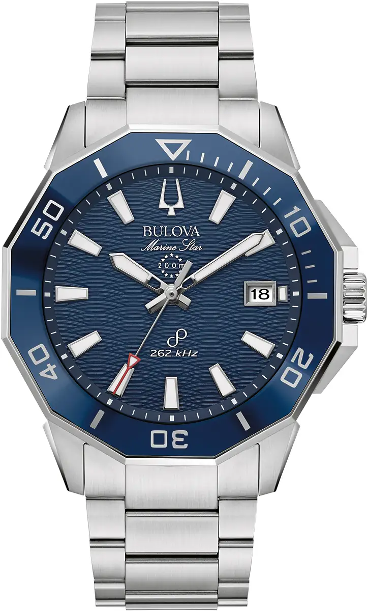 Bulova Marine Star Series Mens Hi-Beat Precisionist Watch 96B433
