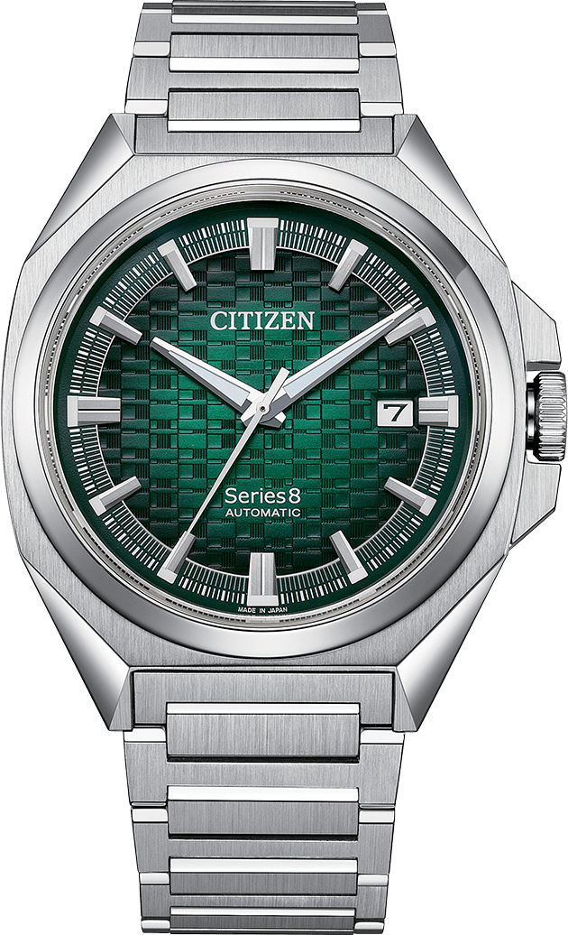 Citizen Series 8 Automatic Mens Green Dial Watch NB6050-51W
