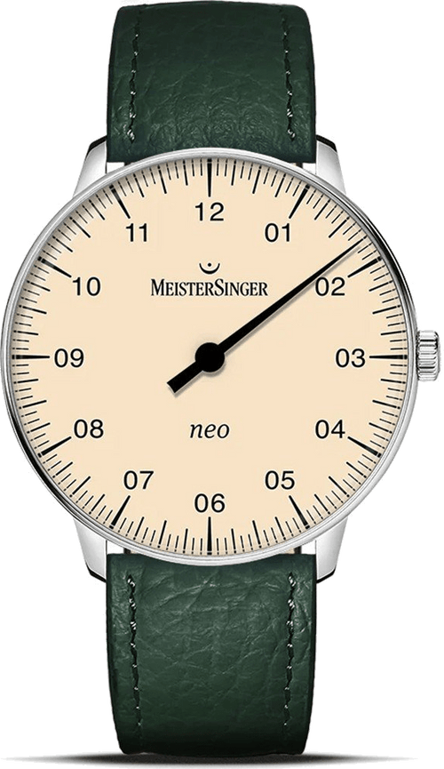 MeisterSinger 36mm Neo Single Hand Swiss Watch NES903