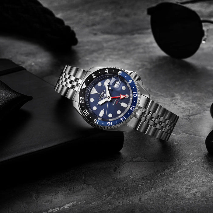 Seiko 5 Sports GMT Blue Dial Watch SSK003 SSK003K SSK003K1