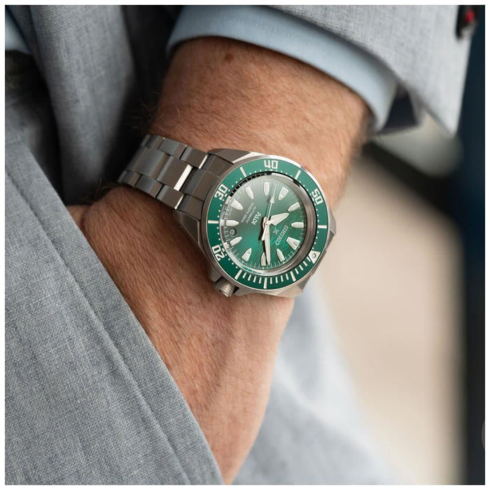 Seiko Samurai Shogun Mens Automatic PADI Dive Watch SRPL53K
