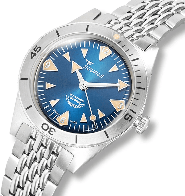 Super-Squale Mens 200m Professional Divers Watch SUPERSSABL.AC