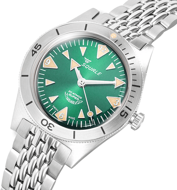 Super-Squale Mens 200m Professional Divers Watch SUPERSSAGR.AC