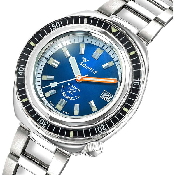 Squale 2002 600m Divers Mens Watch 2001BKBL.AC